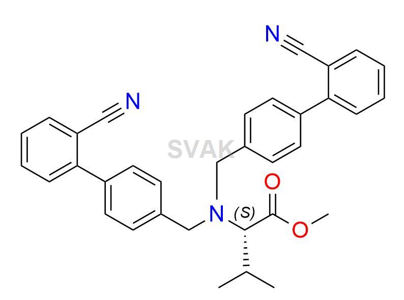 :: Methyl bis((2'-cyano-[1,1'-biphenyl]-4-yl)methyl)-L-valinate | Cas ...